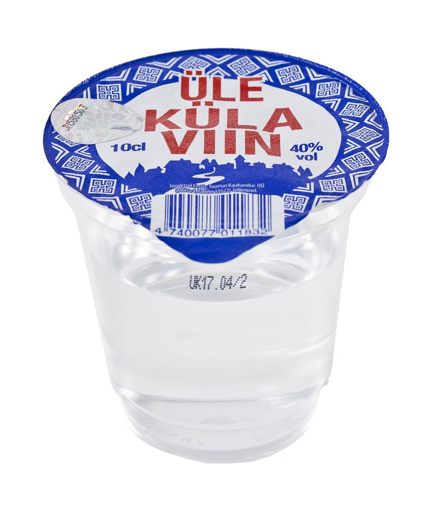 Üle Küla Viin 40% 0,1L tops | e-Eugesta.ee